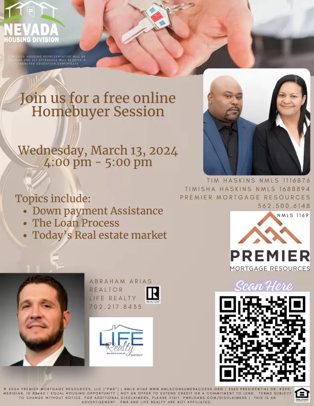 Online Homebuyer Session | Nevada Housing Division